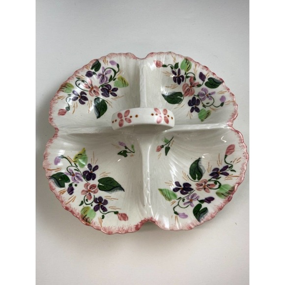 Blue Ridge | Dining | Vintage Blue Ridge China 4 Section Serving Dish ...